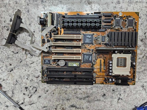 VINTAGE FIC PT-2003 Socket 7 Intel AMD Cyrix AT Motherboard 8MB 4xPCI ...