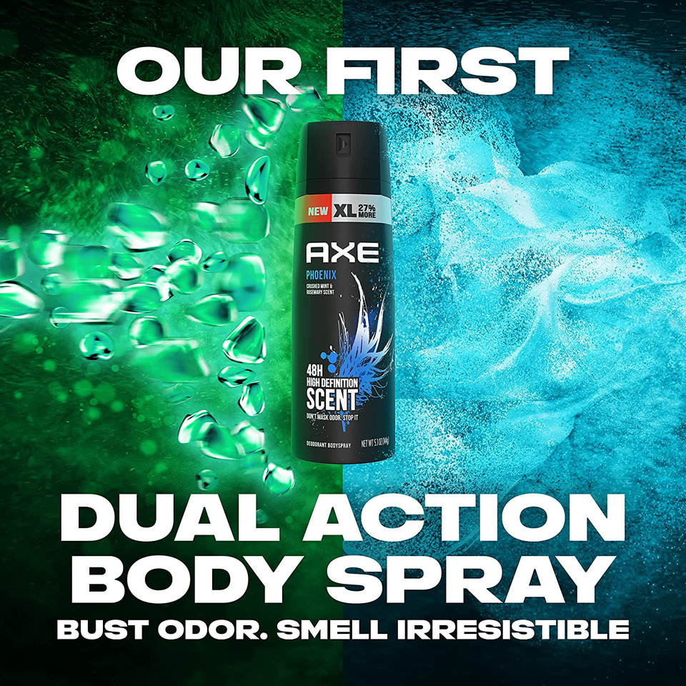 Body Spray Deodorant for Long Lasting Odor Protection, Phoenix ...