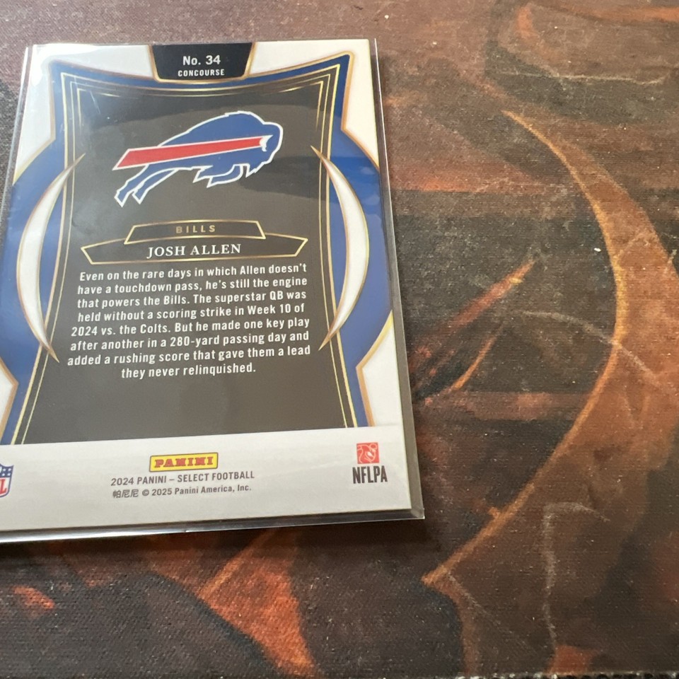 Josh Allen #34 2024Panini Select Concourse-0744 | eBay