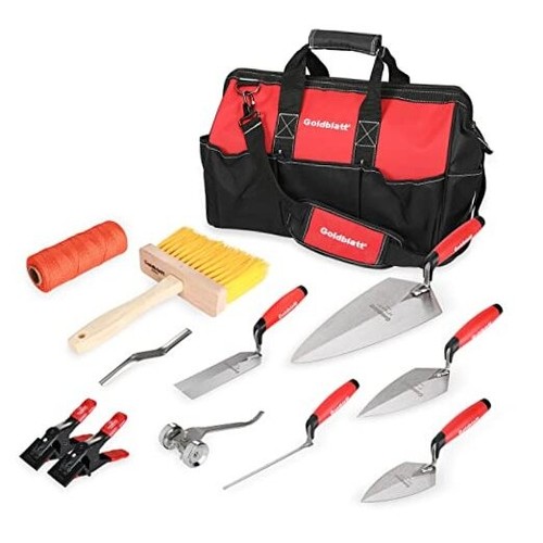 12PC Masonry Hand Tool Set Organized in Tool Bag - | eBay
