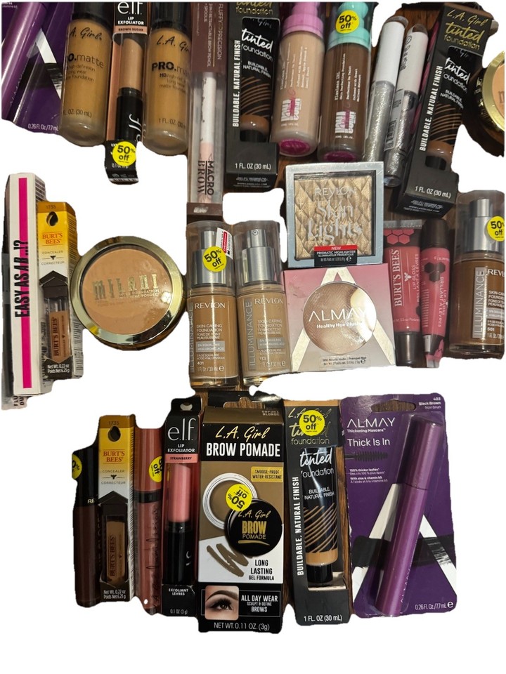 50 Piece Makeup Cosmetics Wholesale Lot New Mixed Brands Ideal For ...