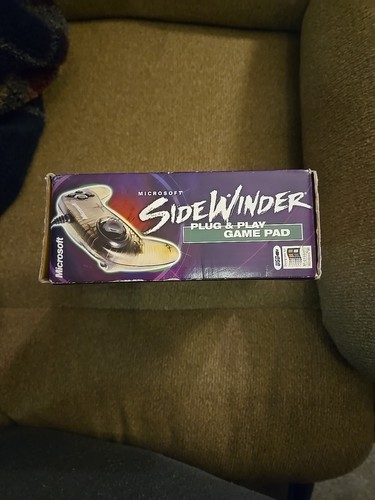 Microsoft Sidewinder Plug & Play PC Game Pad Green USB Original Box ...