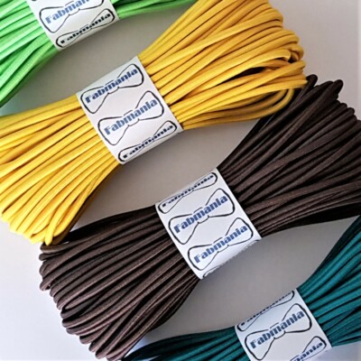 Round Elastic cord - stretch bungee cord - 3 mm diameter | eBay