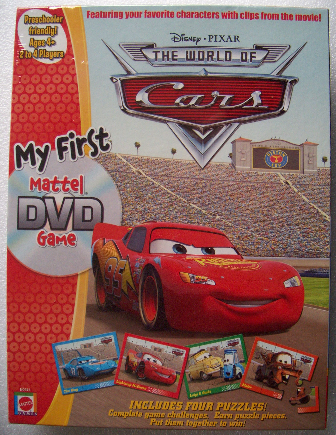 My First Mattel DVD Game Disney PIXAR The World Of Cars New | eBay
