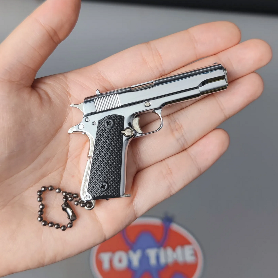 1911 Keychain,Metal Gun Keychain Mini Pistol Keychain for Man,Son ...