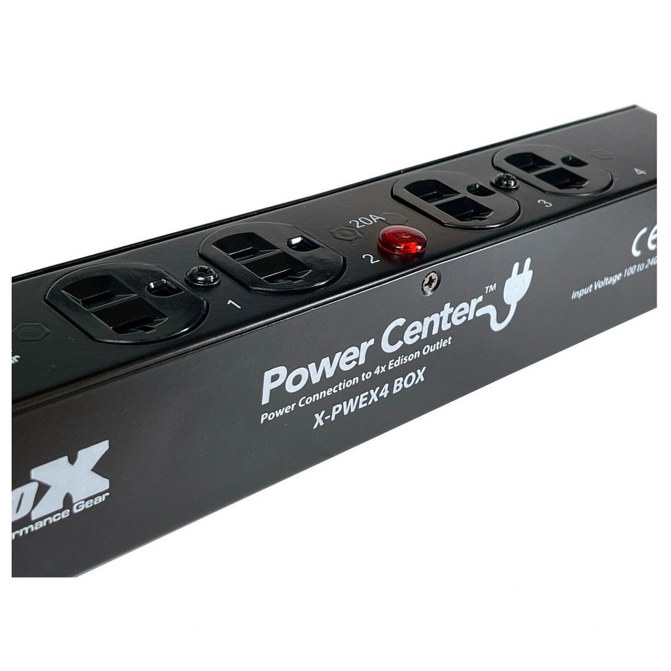 ProX X-PW EX4 BOX Power Center Power Connector to 4X Edison Power ...