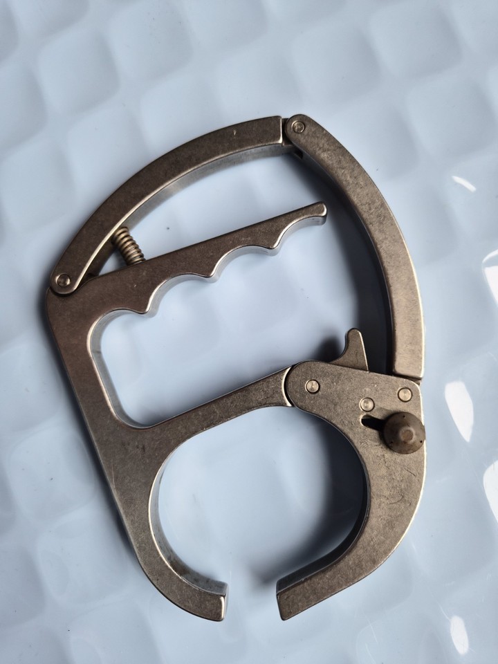 Super Rare Vintage German Heinkel Nipper Heavy-duty Police Handcuffs ...