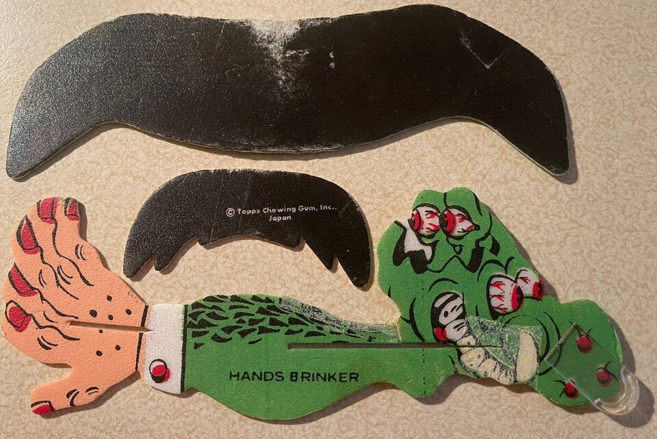 LOT OF 2 TOPPS FLYING THINGS - FLYING NOSE & HANDS BRINKER W/WRAPPER | eBay