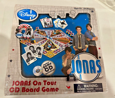 Jonas on Tour CD Board Game Disney Cardinal Industries New Sealed | eBay