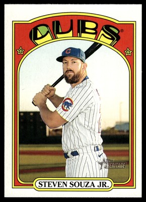 2021 Topps Heritage Steven Souza Jr. #323 Chicago Cubs b1r1tA | eBay