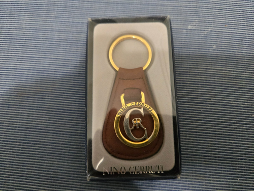 NINO CERRUTI NEW LEATHER KEY RING | eBay