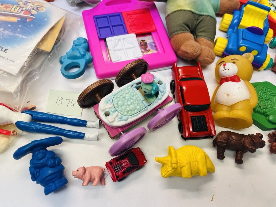 Vintage Toy Lot Mixed Brands Character Toys McDonalds Etc Teacher prize ...