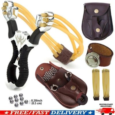 Pro Slingshot Stainless Steel Outdoor Hunting Powerful slingshots ...