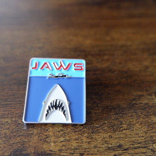 Jaws Film Movie Shark Attack Enamel Pin Brooch Button Novelty + Free ...