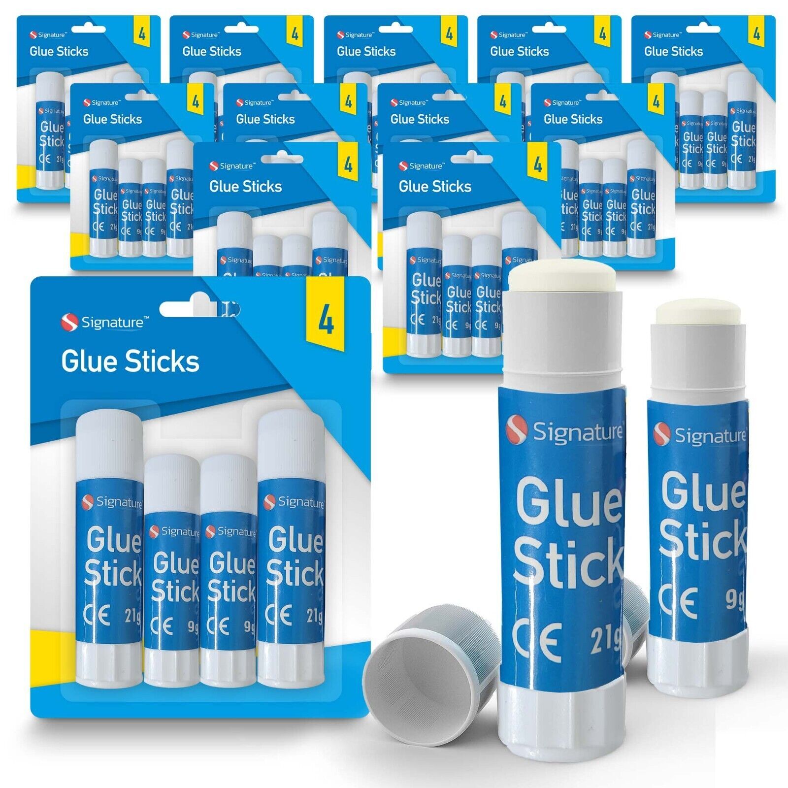 16-48pk Kids Glue Sticks School 9g 21g Washable Non Toxic Home Office ...