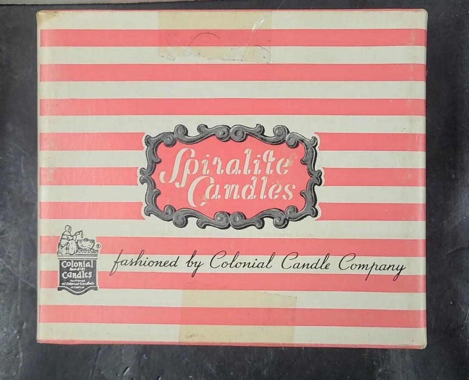 Lot of 12 NEW Colonial candle of Cape Cod VTG Spiralite Candles Green 5 ...