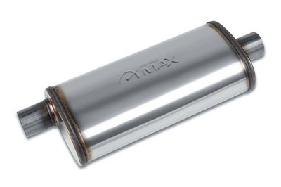 Street Max - SM12256 5"x8" Oval Body Muffler - 2.5" Offset In / 2.5 ...