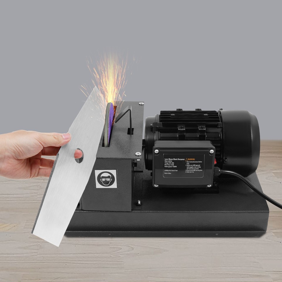 1700 RPM Lawn Mower Blade Sharpener Blade Sharpening Blade Grinding ...