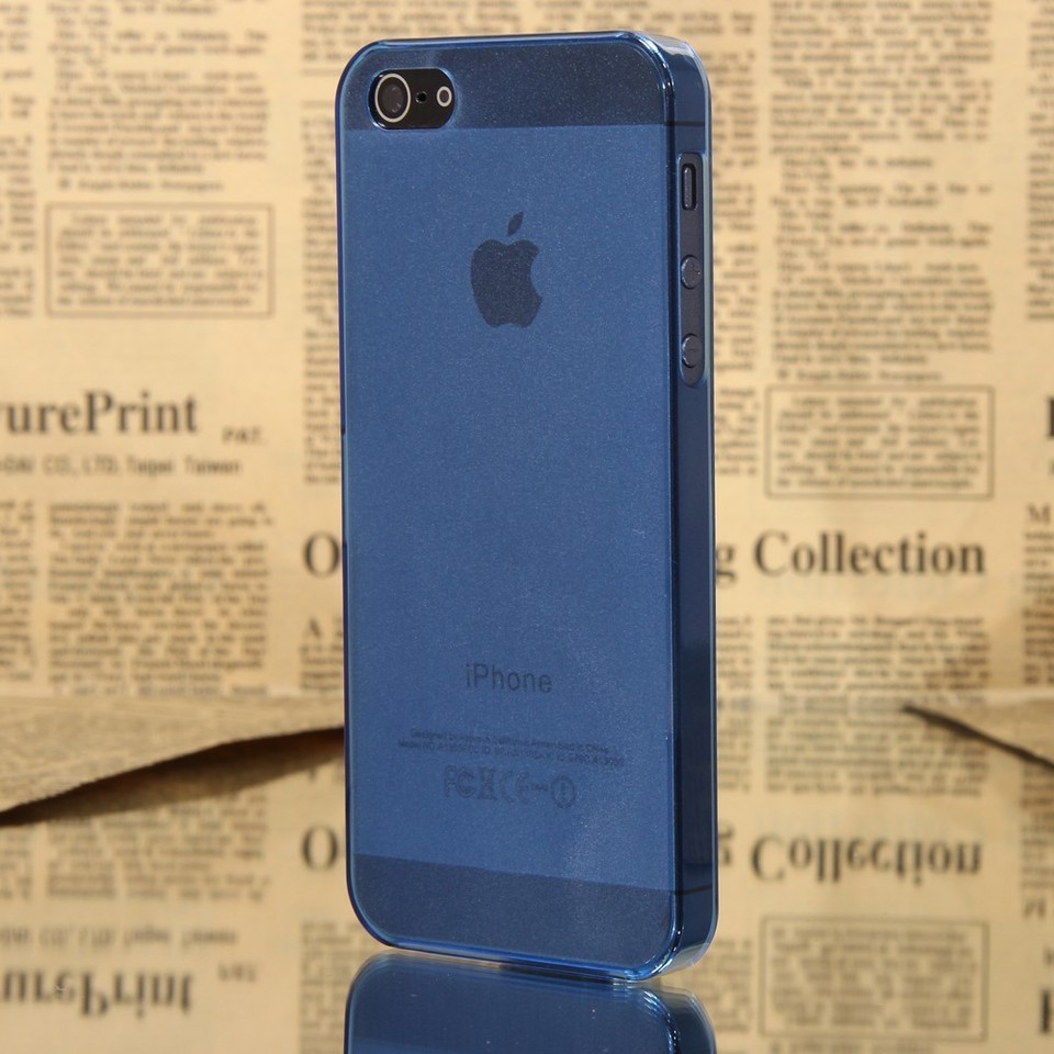 iPhone SE/5/5s Shockproof Clear Hard Ultra Thin Frosted Plastic TPU ...