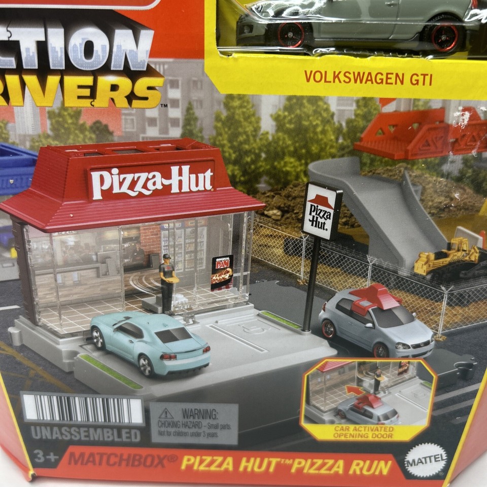 Matchbox Action Drivers Pizza Hut Run Play Set Cars Trucks Collection ...