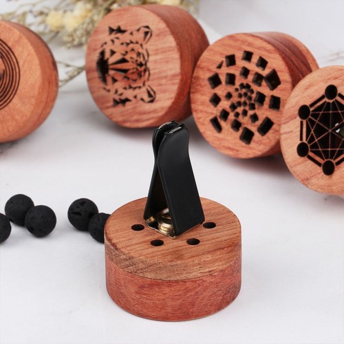 Air Wooden Carved Aromatherapy Car Aromatherapy Clip Essential Oil Car ...