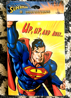 Superman Invitation Cards Printable