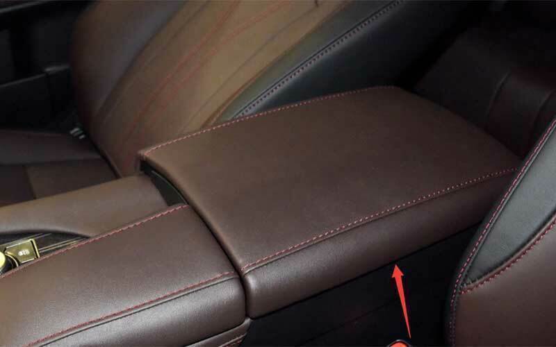 For Lexus RX350 450h 2016-2022 Dark Brown Leather Console Armrest Box ...