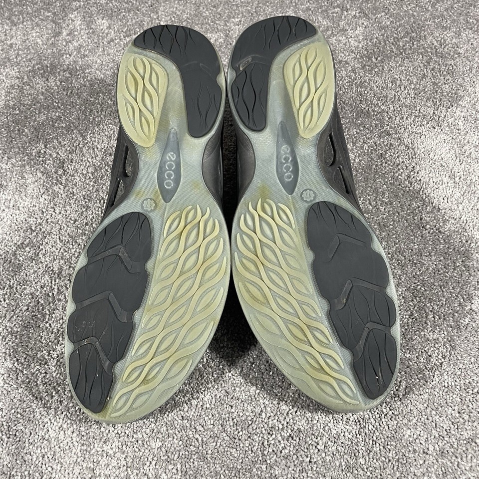 Ecco Biom Fjuel Mens Size 47 US 12 Black Gray Spikeless Athletic Golf ...