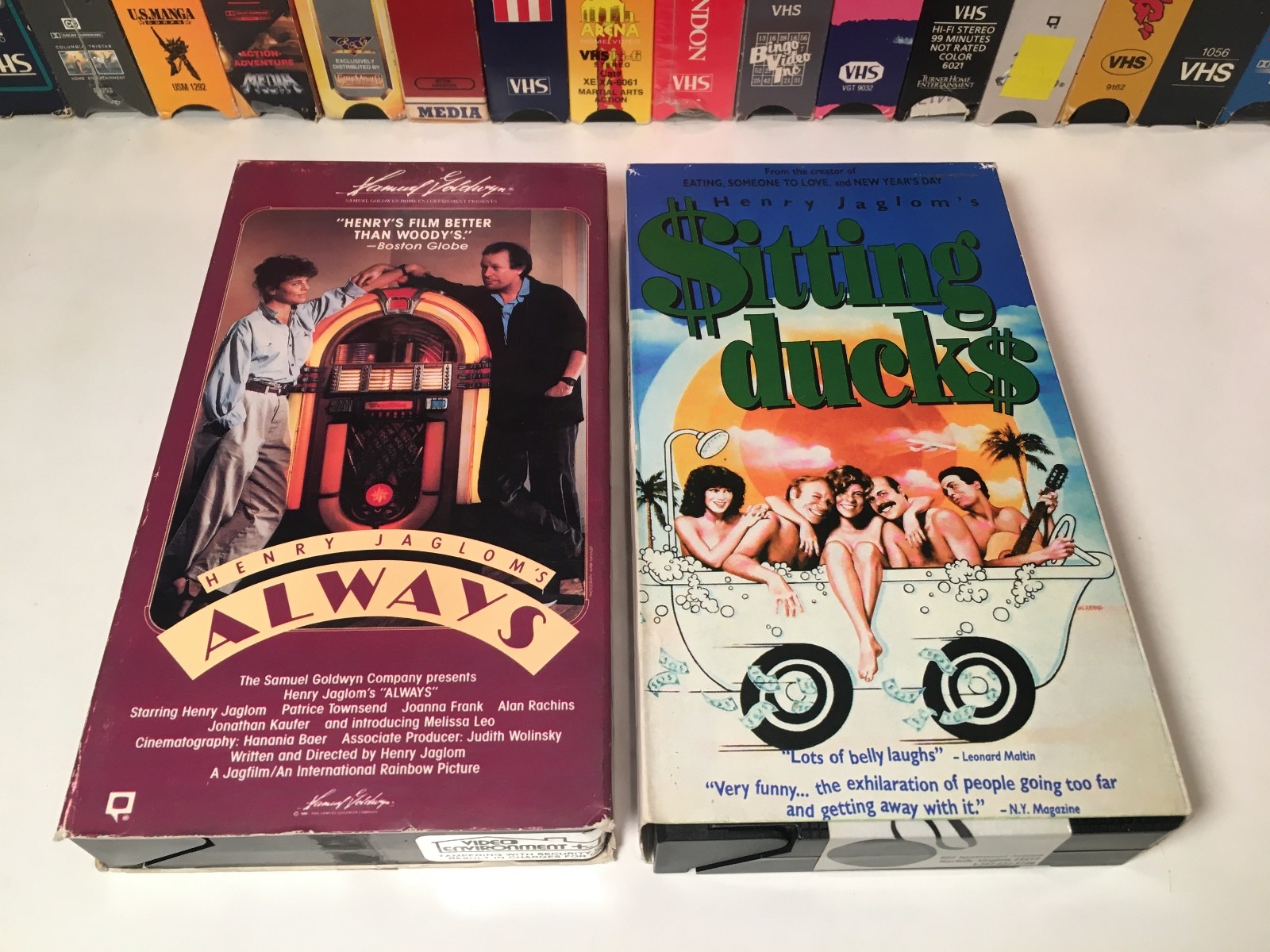 * Henry Jaglom Comedy VHS Lot of 2 Sitting Ducks & Always Patrice ...