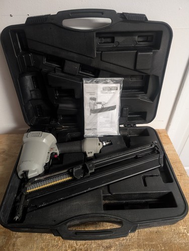Porter Cable Pneumatic Round Head Framing Nailer FR350A w/ Case 2"-3-1/ ...