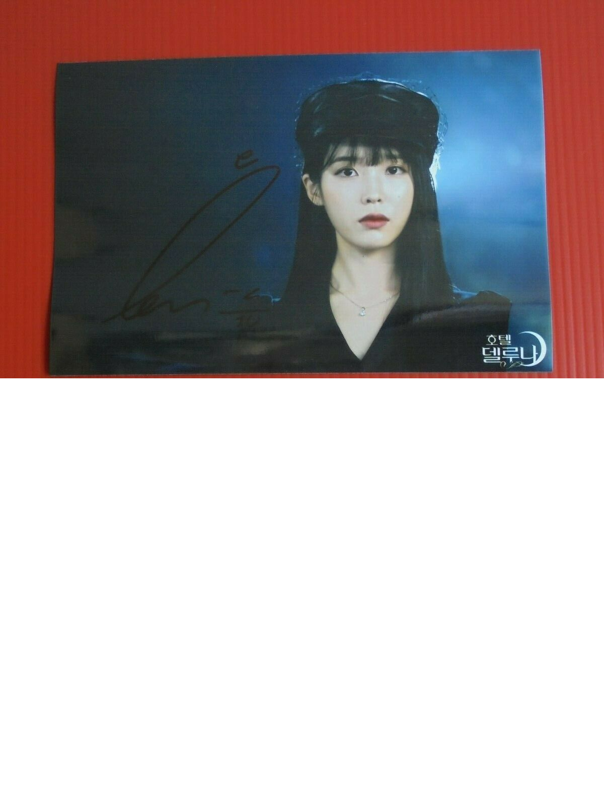 IU Lee Ji Eun KPOP IU Hotel del Luna Drama Photo Autograph signed USA ...