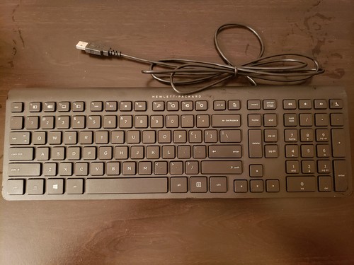 Used Hewlett Packard Wired USB Keyboard. Model: KB71211. | eBay