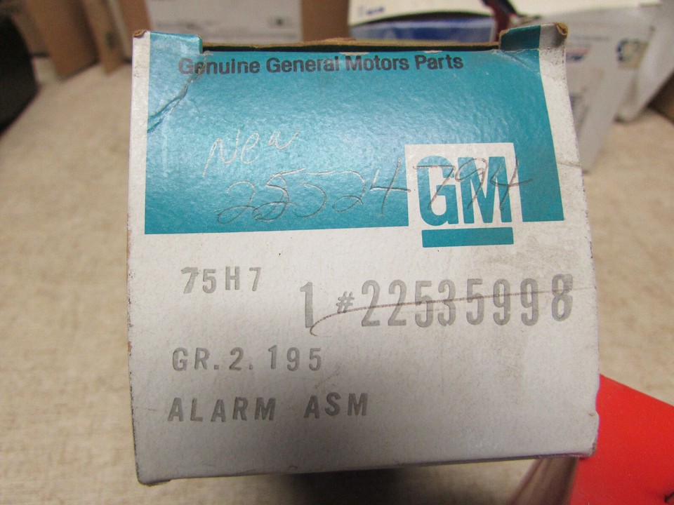 GM Seat Belt Ignition Key Lamp Door Chime 22535998; 82-92 Buick Chevy ...