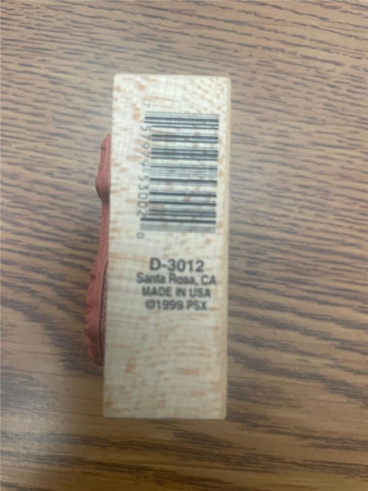 New 1999 Vintage PSX Rubber Stamp D-3012 POTTED ROSE BUSH FLOWERS free ...