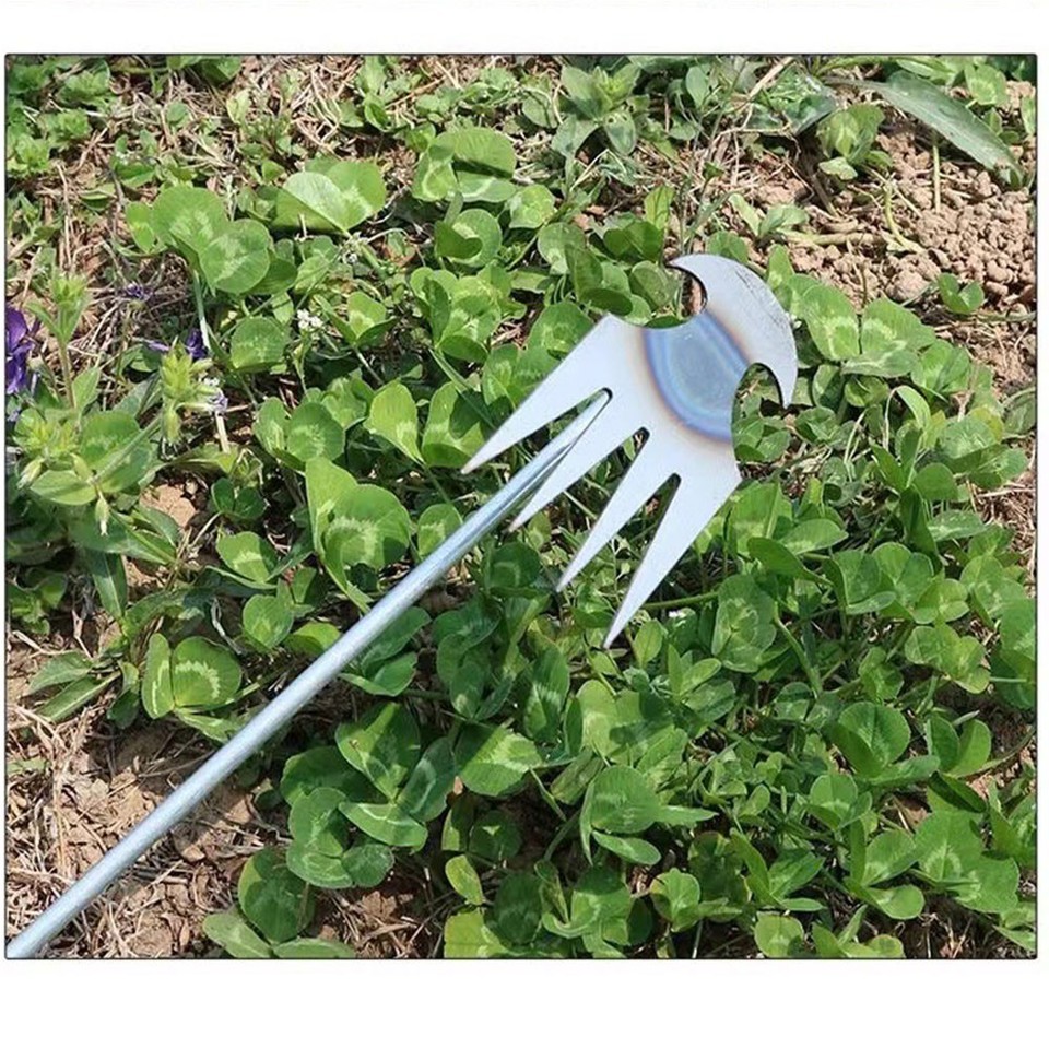 30/50CM Garden Hand Weeder Rake Weeding Weed Remover Puller Manual Tool ...