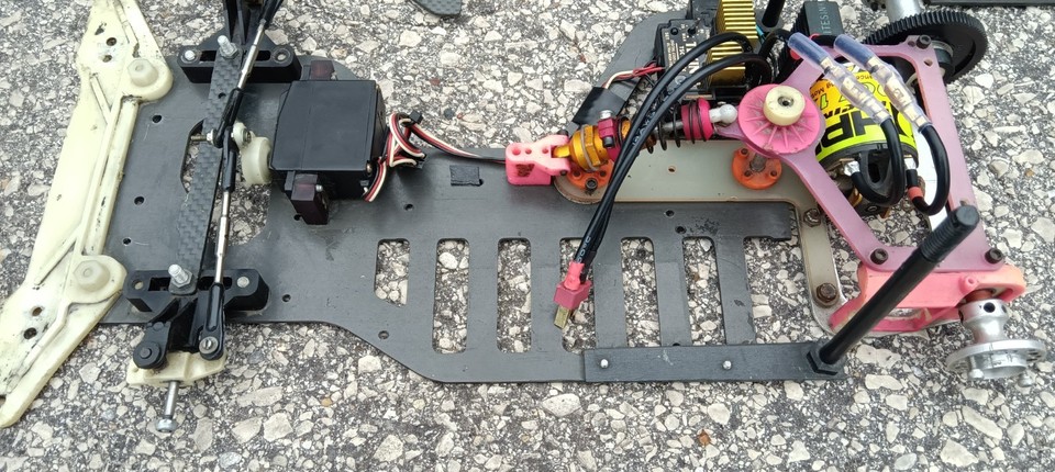 Vintage Team Associated RC10L pan car oval chassis for Parts | eBay