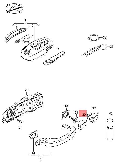 Genuine Cap VW Touareg 7P6837879GRU | eBay