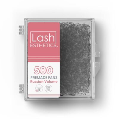 Lash Esthetics Premade Volume Fans 500 - 6D-20D Russian Volume Eyelash ...