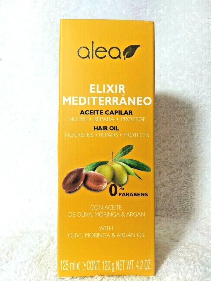 ALEA ELIXIR MEDITERRANEO HAIR OIL WITH OLIVE, MORINGA & ARGAN OIL-125ml ...