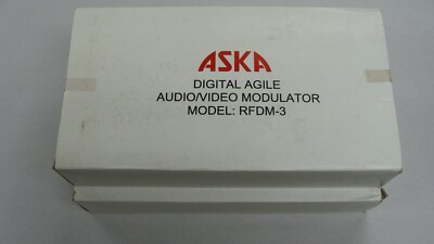 Aska RFDM-3 Digital UHF Modulator (Triple Input w/ ANT Input) NEW NOS ...