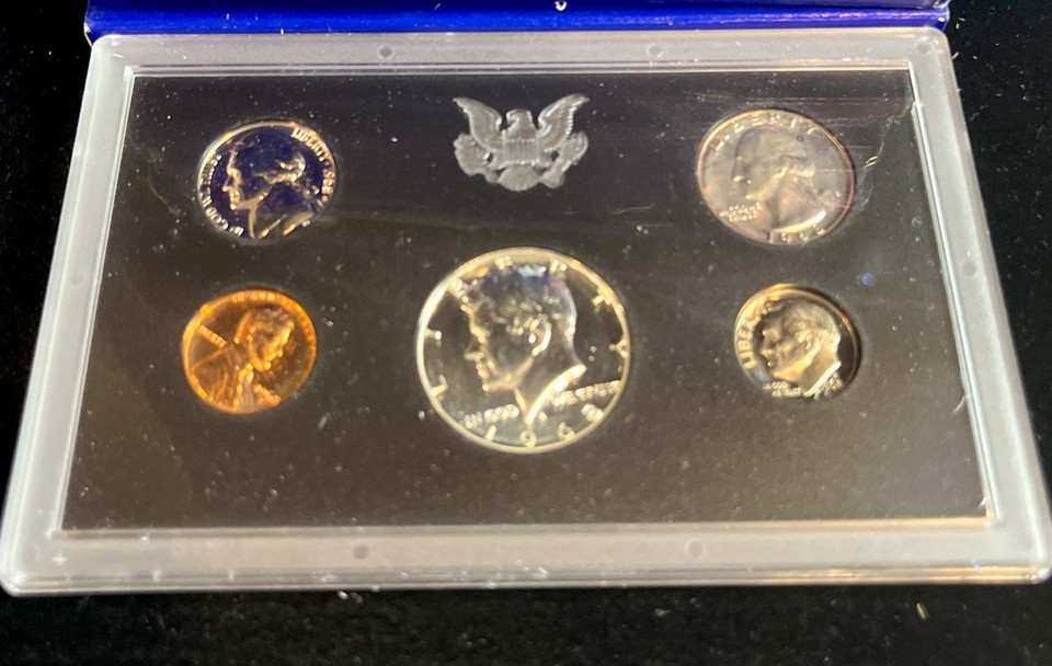 1968-S US Mint Proof Set with Box OGP 5 Coins (40% Silver Kennedy) | eBay