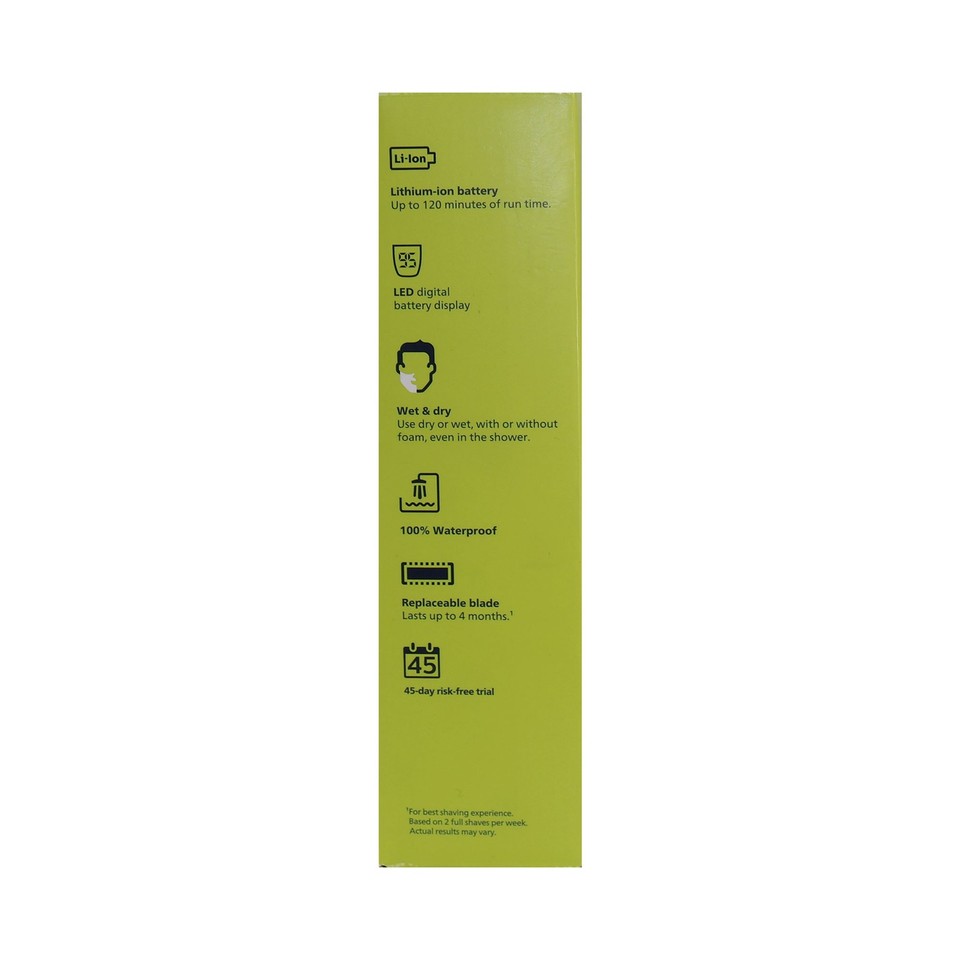 Philips Norelco OneBlade 360 Pro Hybrid Face & Body Electric Trimmer ...