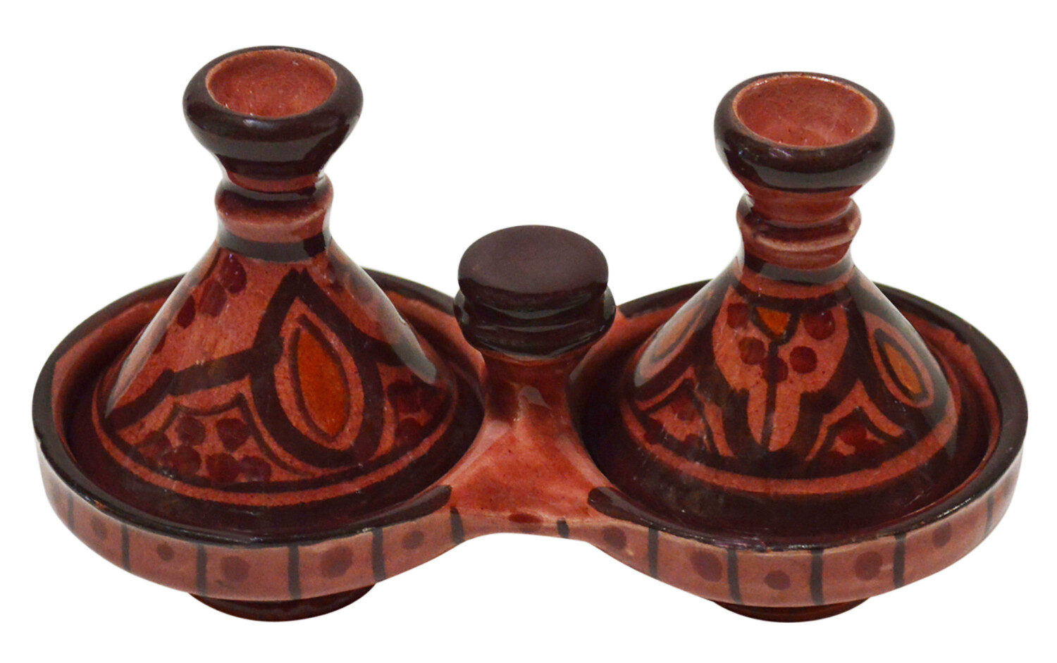 Moroccan Spice Holder Mini Tagine Ceramic Salt And Pepper Shakers ...