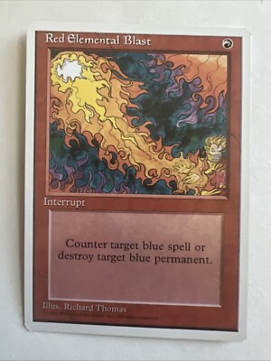 MTG Red Elemental Blast Alternate 4th Edition Regular Common | eBay
