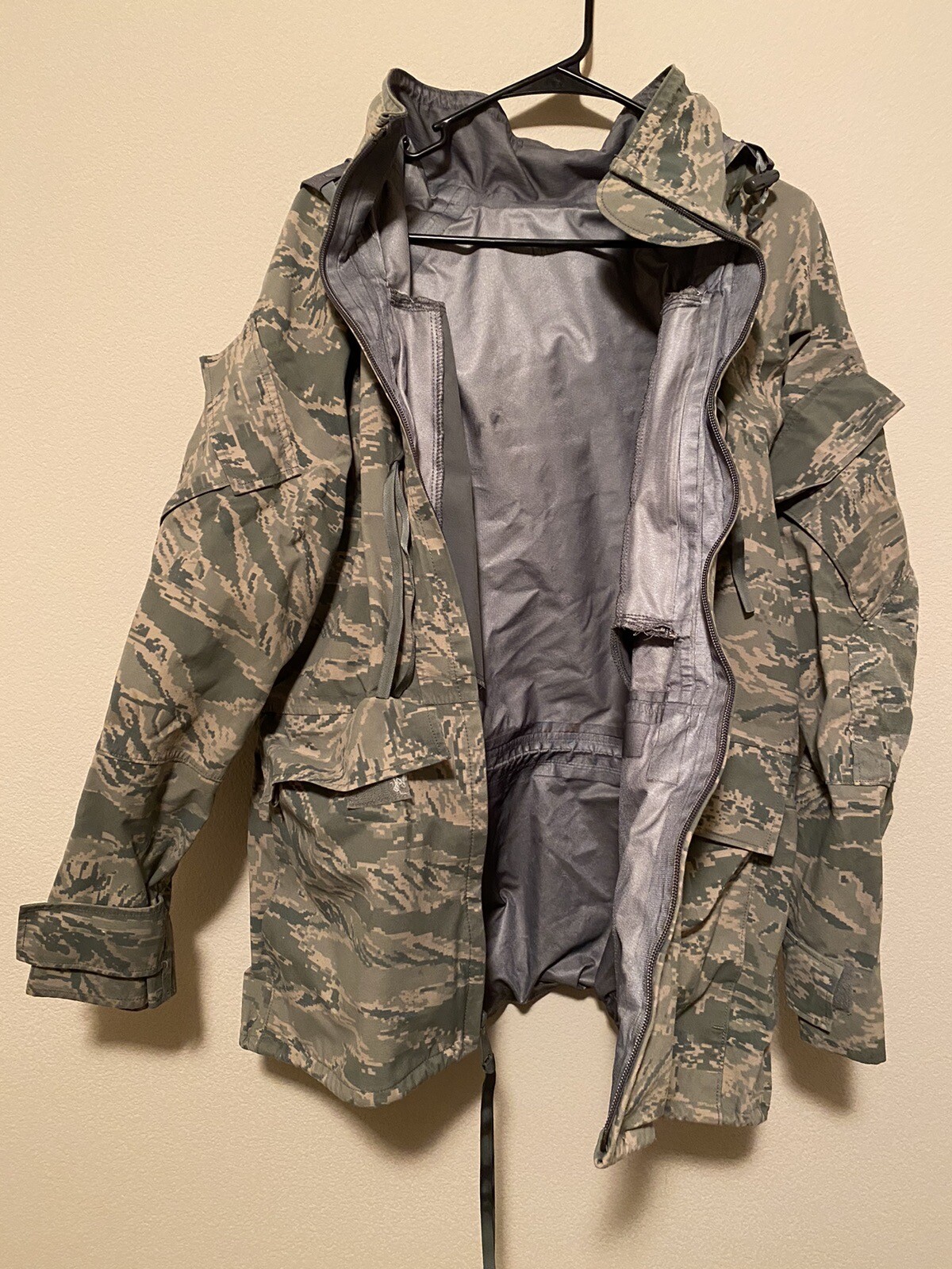 USAF Gore-Tex Parka APECS ABU Military Tiger Stripe C… - Gem