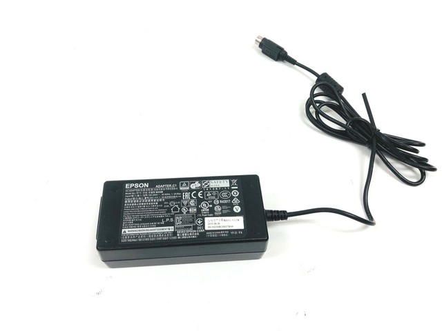 Genuine Epson Adapter C1 Model M235B Power Supply 3 Pin 24v 1.5a for ...