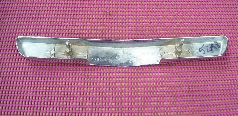 1964 1965 Barracuda Cuda NOS MoPar Hood Front NAMEPLATE EMBLEM ...