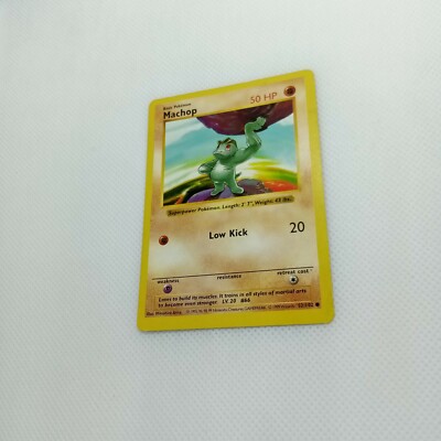 Base Set Shadowless Machop 52/102 - Pokemon 1999 WOTC PSA READY | eBay