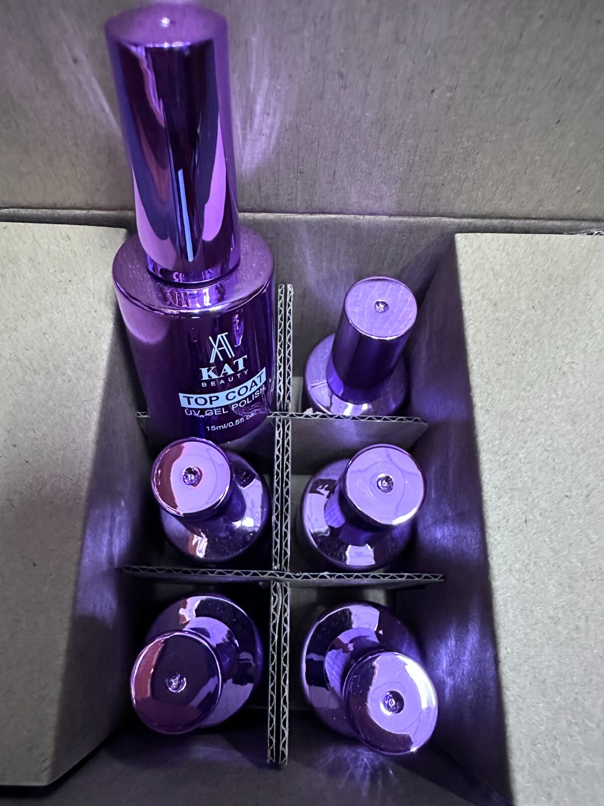 KAT Beauty Top Coat UV Gel Polish 15ml/0.5oz - 6 Pcs | eBay