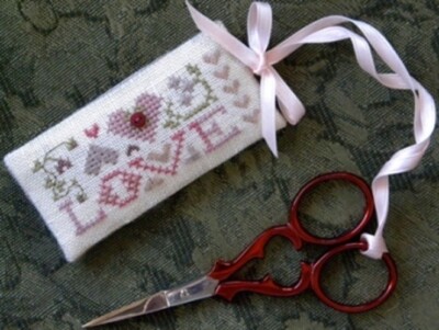 Love - Scissors Tag - The Drawn Thread New Chart | eBay